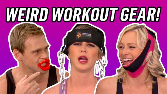 Celebrity Trainers Try Out the Weirdest Workout Gear