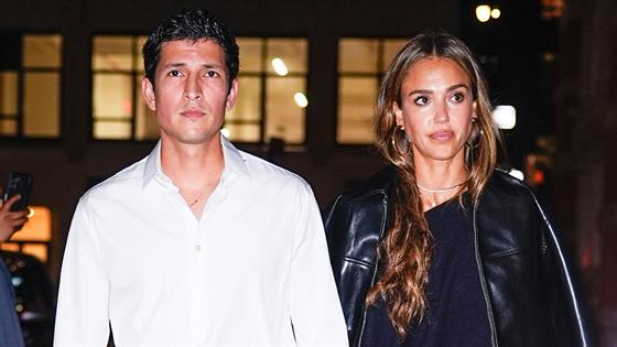 Jessica Alba and Danny Ramirez Make Red Carpet Debut