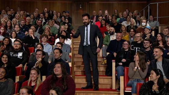 Jimmy Fallon Accepts PCAs Win From Tonight Show Taping