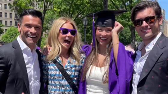 See Kelly Ripa And Mark Consuelos Celebrate Daughter Lolas College