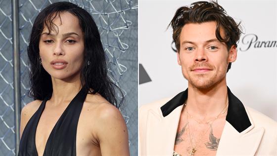 Zoë Kravitz and Harry Styles Step Out Together While in Rome