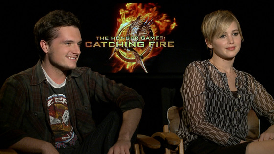 "Catching Fire" Cast Talks Wetsuits and Camel Toes - E! Online