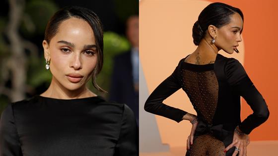 Oscars 2025: Zoe Kravitz Bares Her Butt Cheeks in NSFW Dress at Vanity Fair Party