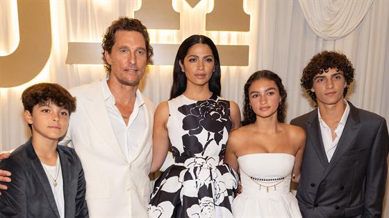 Matthew McConaughey and Camila Alves' Kids Make Rare Red Carpet Appearance