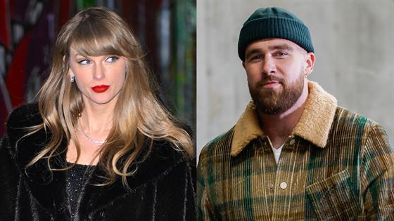 Taylor Swift and Travis Kelce Share New Year's Eve Kiss