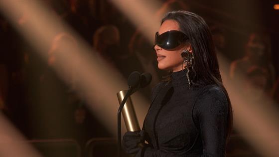 Kim Kardashian Thanks Kanye "Ye" West at 2021 PCAs