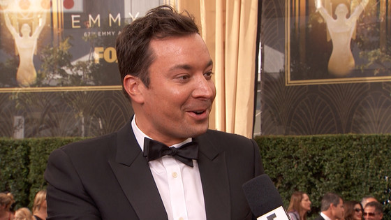 Jimmy Fallon Shows Cute Baby Pics at 2015 Emmys