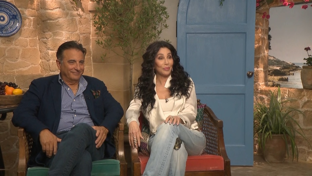 Cher & Andy Garcia Talk Working Together on Mamma Mia 2 | E! News