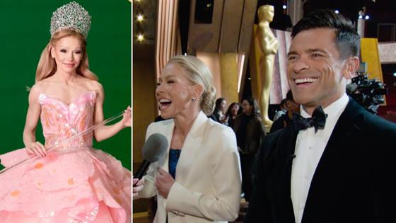 Kelly Ripa Details Her 'Wicked' Transformation into Ariana Grande's Glinda