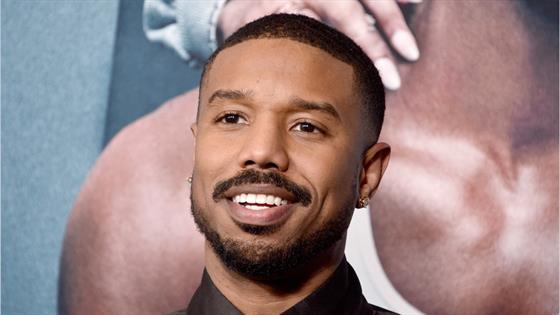 Michael B. Jordan Calls Out Reporter on Creed III Red Carpet