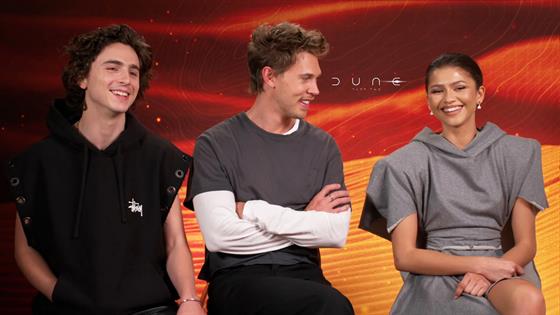 Dune 2 Stars Zendaya, Timothée Chalamet & Austin Butler: Full Interview!