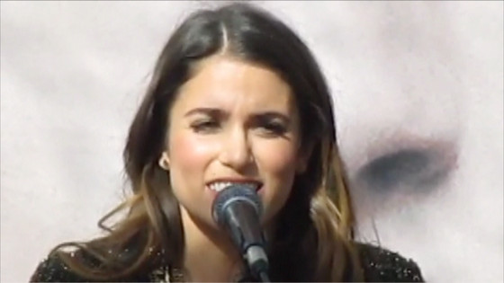 Nikki Reed Performs for Fans