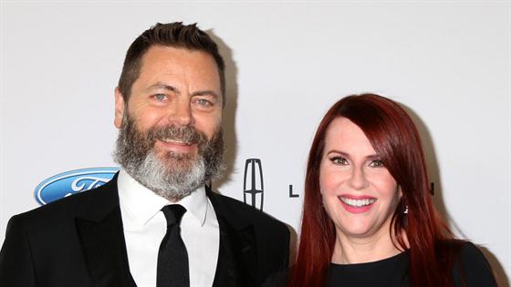 Nick Offerman Credits Wife Megan Mullally for Iconic Last of Us Cameo