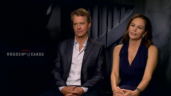 Diane Lane & Greg Kinnear Share "House of Cards" Secrets