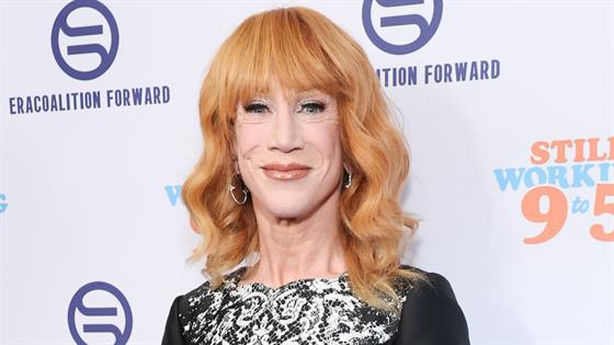 Kathy Griffin Steps Out With Natural Hair, No Makeup in Los Angeles