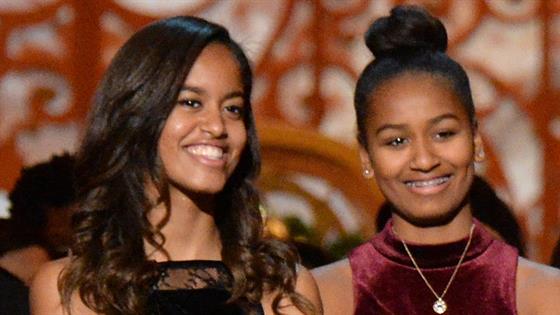Malia Obama & Sasha Obama Make Rare Appearance Together in Party Photo
